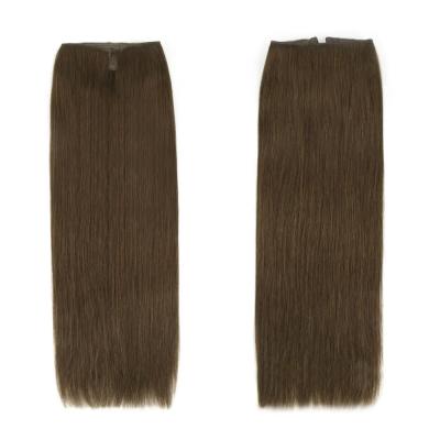 China 100% Remy Human Hair Straight Fish Wire Haloin Hair Extensions 100g 14-26 Inch for sale