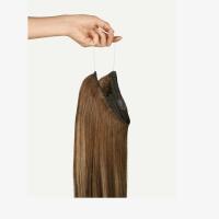 China 100% Remy Human Hair Straight Fish Wire Haloin Hair Extensions 100g 14-26 Inch for sale