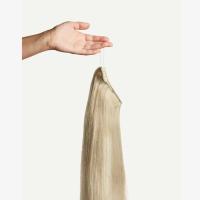 China 100% Remy Human Hair Seamless Invisible Fish Wire Hair Extensions 14-26 Inch 100g for sale