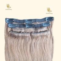 China 100% Russian Human Remy Hair Clip In Extensions 14-28 Inch Custom Color for sale