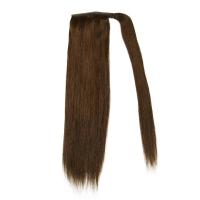 China Super Double Drawn Remy Human Hair Ponytail Extensions 90g 14-26 Inch Straight for sale
