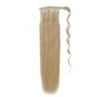 China 100% Remy Human Hair Ponytail Extension 20 Inch Straight Kinky Curly 90g for sale