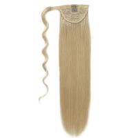 China 100% Remy Human Hair Ponytail Extension 20 Inch Straight Kinky Curly 90g for sale
