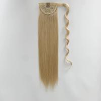 China Double Drawn Natural Wrap Around Drawstring Ponytail Hair with Estimated Delivery Time for sale
