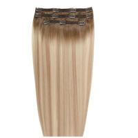 China 100% Remy Human Hair Clip In Extensions 14-28 Inch 100-180g Custom Color for sale