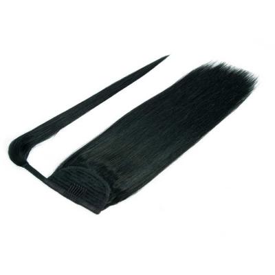 China 100% Remy Human Hair Ponytail Extensions 14-26 Inch 90g Custom Colors for sale