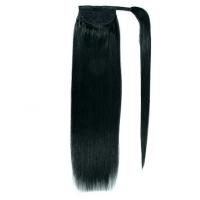 China 100% Remy Human Hair Ponytail Extensions 14-26 Inch 90g Custom Colors for sale