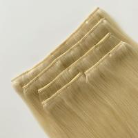 China Classic Clip in Hair Extensions Double Drawn 100% Remy Human Hair 14-28 Inch 100-180g for sale