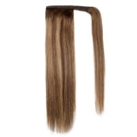 China 100% Remy Human Hair Ponytail Long Straight Wrap Around Hairpiece 14-26 Inch 90g for sale