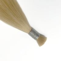 China 100% Remy Unprocessed Virgin Indian Human Hair Bulk Straight 14-28 Inch 100g per Bundle for sale