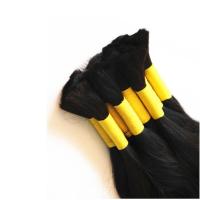 China 100g Russian Slavic Remy Human Hair Bulk Extension 20-100cm Length Natural Color for sale
