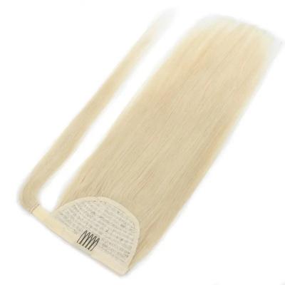 China Remy Human Hair Ponytail Extension 18 20 22 Inch Clip in Comb Real Hair for Women for sale