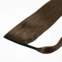 China 100% Remy Human Hair Brazilian Ponytail Extensions 14-26 Inch 90g Multi-Color for sale