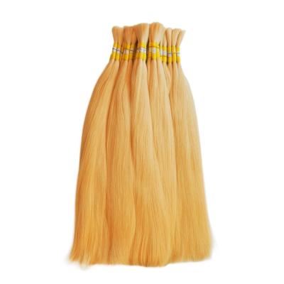 China 100% Virgin Remy Human Hair Bulk 613 Blonde Russian Hair 100g 14-26 Inch No Shedding for sale