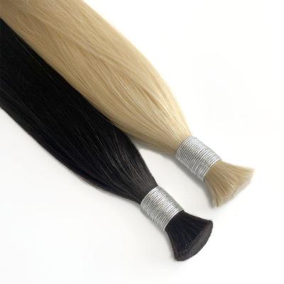 China Vietnamese Super Double Drawn Blonde Bulk Hair Extensions 60 613 100g 14-26 Inch for sale