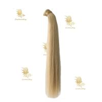 China 100% Remy Human Hair Ponytail Straight Style Dyeable Russian Hair 14-26 Inch 90g for sale