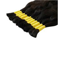China 100% Remy Human Hair Bulk Straight Hair Bundles 14-26 Inch 100g per Bundle for Extensions for sale