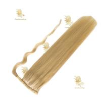 China 100% Remy Human Hair Ponytail Extension 14-26 Inch Full Thick End Kinky Curly Multi Color for sale