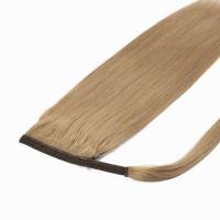 China 100% Remy Human Hair Ponytail Wrap Around Clip in Hair Extensions 90g 14-26 inch for sale