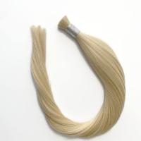 China 100% Remy Human Hair Straight Bulk 14-26 Inch Double Drawn 100g per Bundle for Extensions for sale