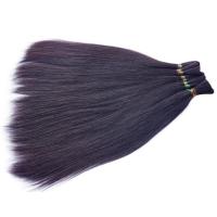 China 100% Raw Remy Human Hair Extensions Natural Black Brazilian Blonde Double Drawn Hair Bulk 100g for sale
