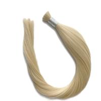 China 100% Remy Human Hair Bulks 14-26 Inch Straight Hair Extensions 100g per Bundle for Volume and Length for sale