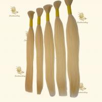 China 100% Remy Human Hair Bulk Extension 14-28 Inch Straight Virgin Hair 100g per Bundle for sale