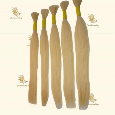 China 100% Remy Human Hair Bulk Extension 14-28 Inch Straight Virgin Hair 100g per Bundle for sale