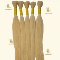 China 100% Remy Human Hair Bulk Extension 14-28 Inch Straight Virgin Hair 100g per Bundle for sale