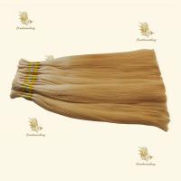 China 12A Grade Blonde Straight Remy Human Hair Bundles 22 24 26 Inch 100g for sale
