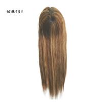 China Mono Top Human Hair Topper 5.5x6 Inch 130 Density Hand Tied Remy Hair Topper for sale