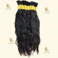 China 100% Remy Human Hair Bulk Straight Extensions 14-26 Inch Dyeable Black to Blonde for sale