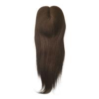 China Mono Lace Virgin Human Hair Topper 5.5x6 inch for Women Thinning Hair European Hair Type for sale