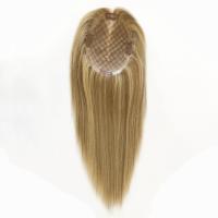 China Mono Hair Topper for Women Highlight Colors 12 Inch 14 Inch 16 Inch 18 Inch 130% Density for sale