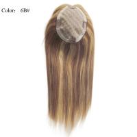 China 100% Remy Human Hair Mono Base Topper 5.5x6 Inch Hand Tied Top Piece for Women for sale