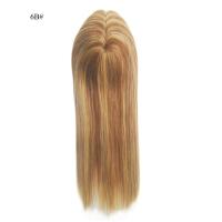 China 100% Remy Human Hair Mono Base Topper 5.5x6 Inch Hand Tied Top Piece for Women for sale