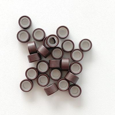 China Copper Silicone Nano Rings 3.0x1.0x2.5mm for Hair Extensions Keratin Beads Tools for sale