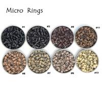 China Copper Silicone Nano Rings 3.0x1.0x2.5mm for Hair Extensions Keratin Beads Tools for sale