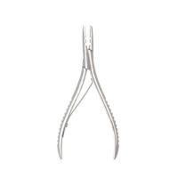 China Stainless Steel Keratin Hair Extension Pliers 17.5cm for I Tip Micro Ring Bead Removal for sale