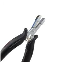 China Stainless Steel Keratin Hair Extension Pliers 14.3cm 154g for Micro Nano Ring Beads for sale