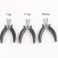 China Stainless Steel Keratin Hair Extension Pliers 14.3cm 154g for Micro Nano Ring Beads for sale
