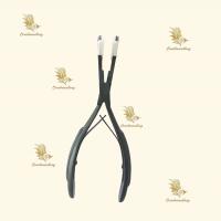 China Stainless Steel Tape Hair Extensions Pliers 20 cm Sealing Tool for Black Tape for sale