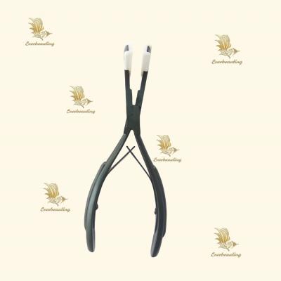 China Stainless Steel Tape Hair Extension Pliers 20 cm for Secure Tape in Installation for sale