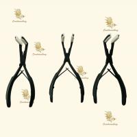 China Stainless Steel Tape Hair Extensions Pliers 20cm Flat Tip Sealing Tool for Professional Salon Use for sale