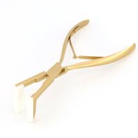 China Tape Hair Extensions Pliers 20cm Stainless Steel Sealing Clamp for Weft Installation for sale