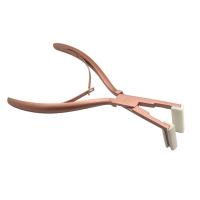 China Tape Hair Extensions Pliers 20cm Stainless Steel Sealing Clamp for Weft Installation for sale