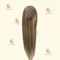 China 100% Remy Human Hair Mono Base Topper 5x6.5 inch 130% Density for Women for sale