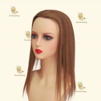 China 100% Remy Human Hair Mono Base Topper 5x6.5 inch 130% Density for Women for sale