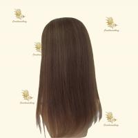 China 100% Remy Human Hair Topper 5x6.5 Inch Monofilament Base Highlight Color 130% Density for sale