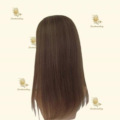 China 100% Remy Human Hair Mono Topper 5x6.5 inch Handknot Women Hairpiece 130% Density for sale